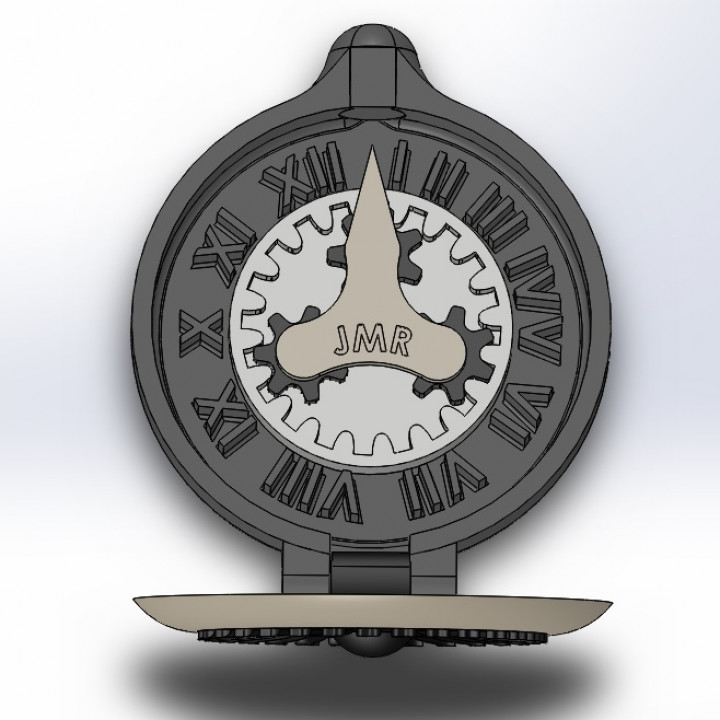 3D Printable Wild West Clock by Bole Romero