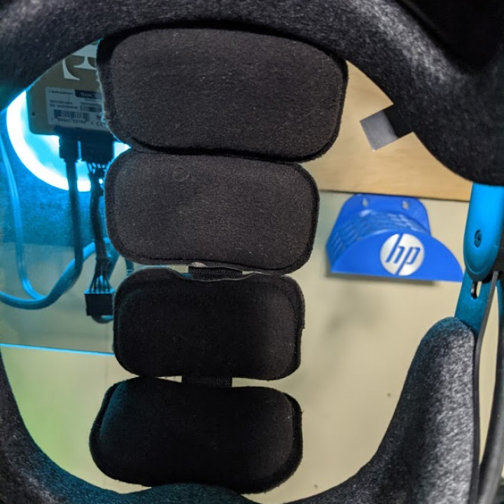 3D Printable VR Strap Padding by Wayne Dickinson