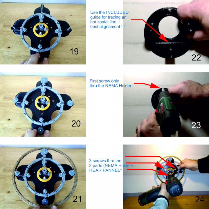 3D Printable Concentric Rings O'Clock by MoreAnge