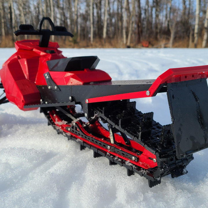 3D Print of SkeeRide -- RC Snowmobile by dwaynevleeming