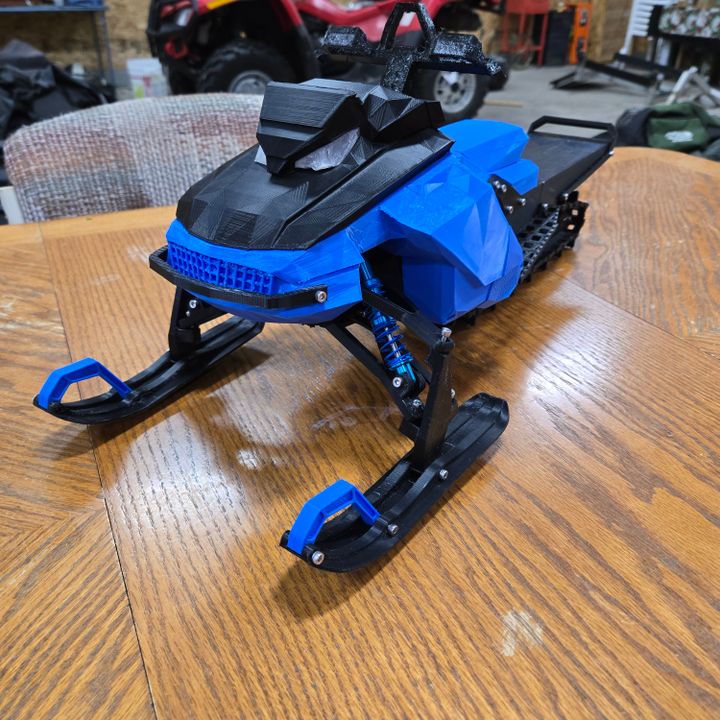 3D Print of SkeeRide -- RC Snowmobile by jodihisted