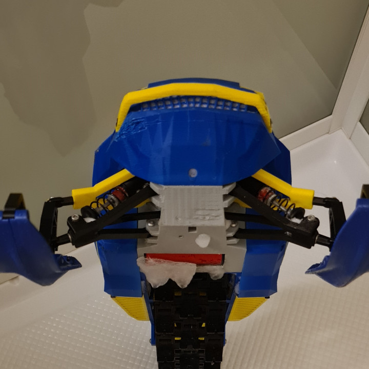 3D Print of SkeeRide -- RC Snowmobile by Voopsi