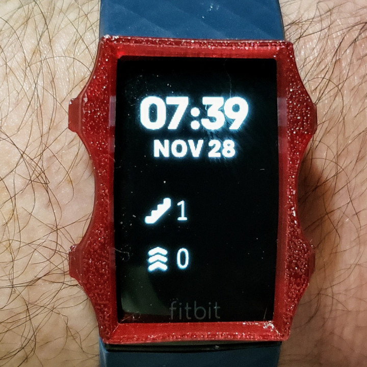 3D Printable Fitbit Charge 4 Swatch Guard by Gary R