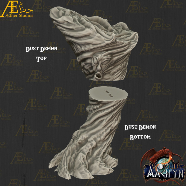 3D Printable AEAADV02 - Dust Demon by Aether Studios