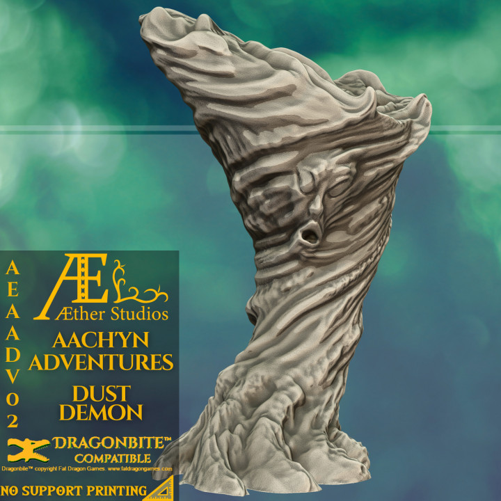 3D Printable AEAADV02 - Dust Demon by Aether Studios