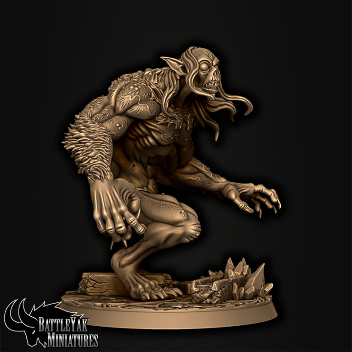 3D Printable Bloodcrazed Barghast C by Battle Yak Miniatures