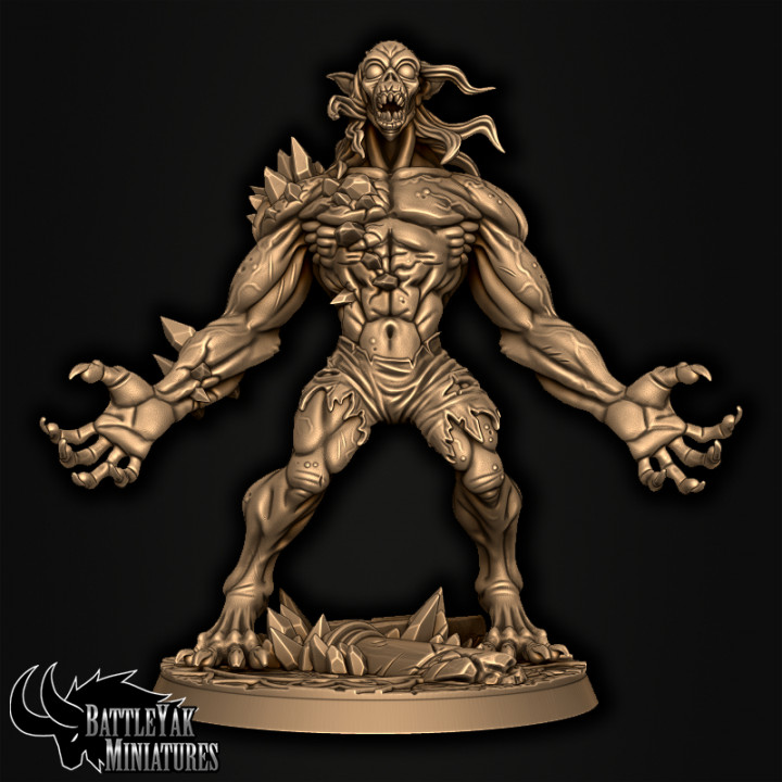 3D Printable Bloodcrazed Barghast Pack by Battle Yak Miniatures
