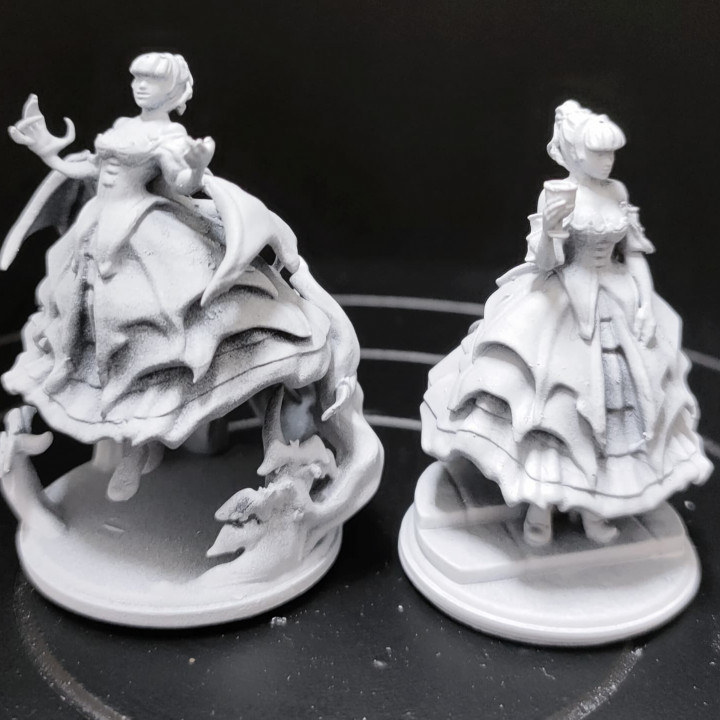3D Printable Vampire Baroness by Village's Hope Miniatures