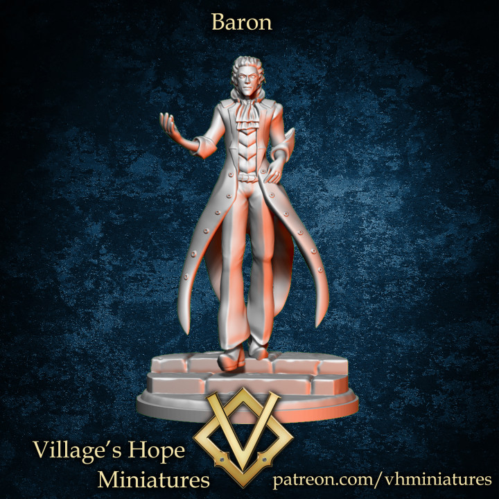 3D Printable Baron by Village's Hope Miniatures
