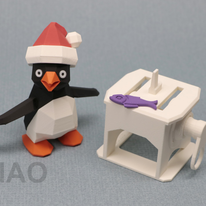 3D Printable Walking Penguin (Automata) by Amao Chan