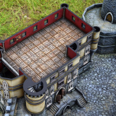 3D Printable Dark Realms Castle Dracul by Dark Realms Forge