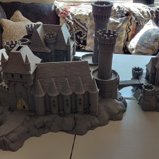 3D Printable Dark Realms Castle Dracul by Dark Realms Forge