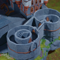 3D Printable Dark Realms Castle Dracul by Dark Realms Forge