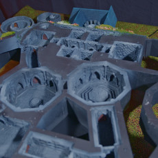 3D Printable Dark Realms Castle Dracul by Dark Realms Forge
