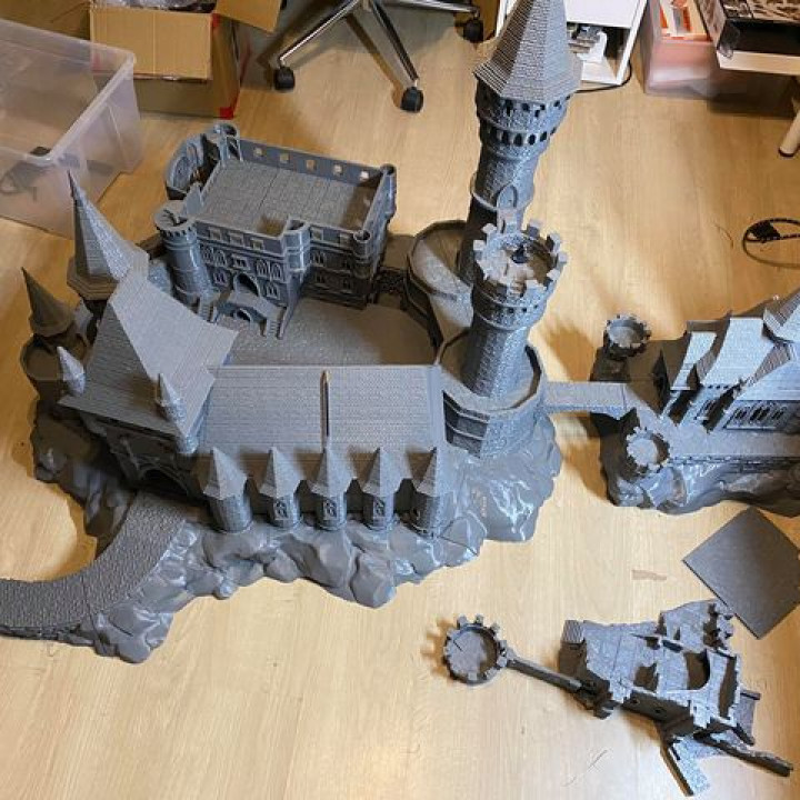 3D Printable Dark Realms Castle Dracul by Dark Realms Forge
