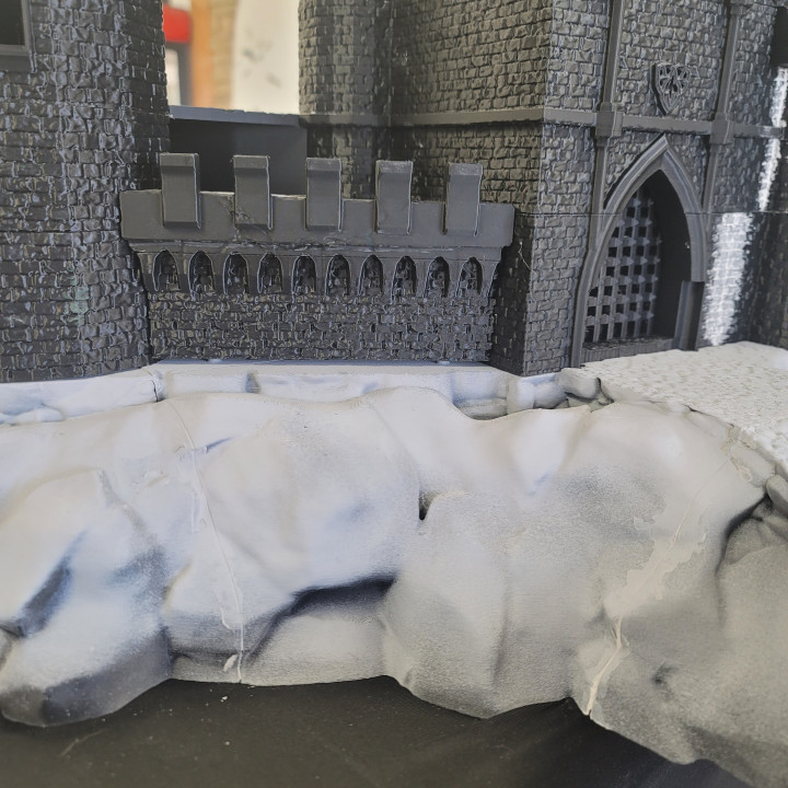 3D Print of Dark Realms Castle Dracul by mikegrant3