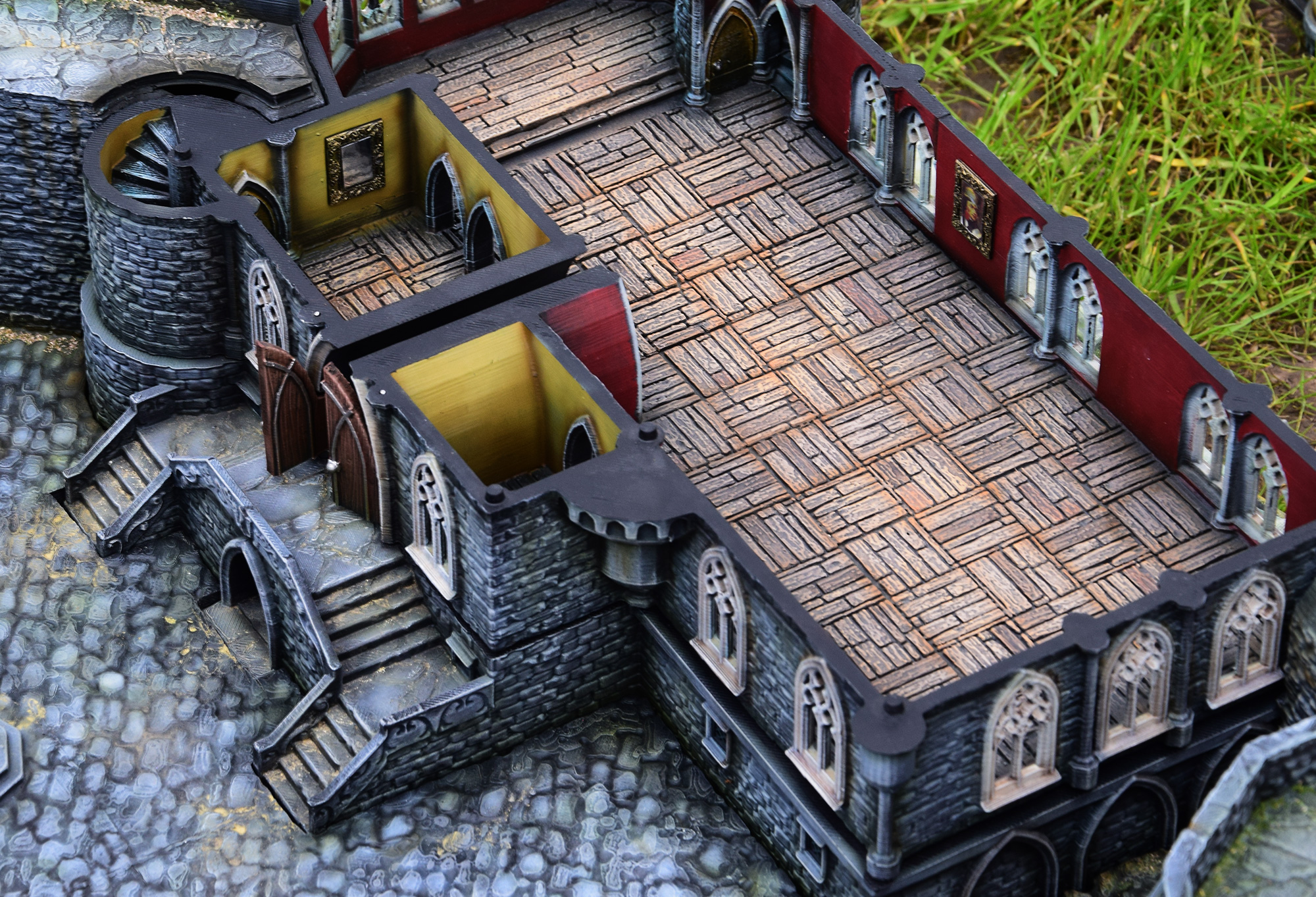 3D Printable Dark Realms Castle Dracul by Dark Realms Forge