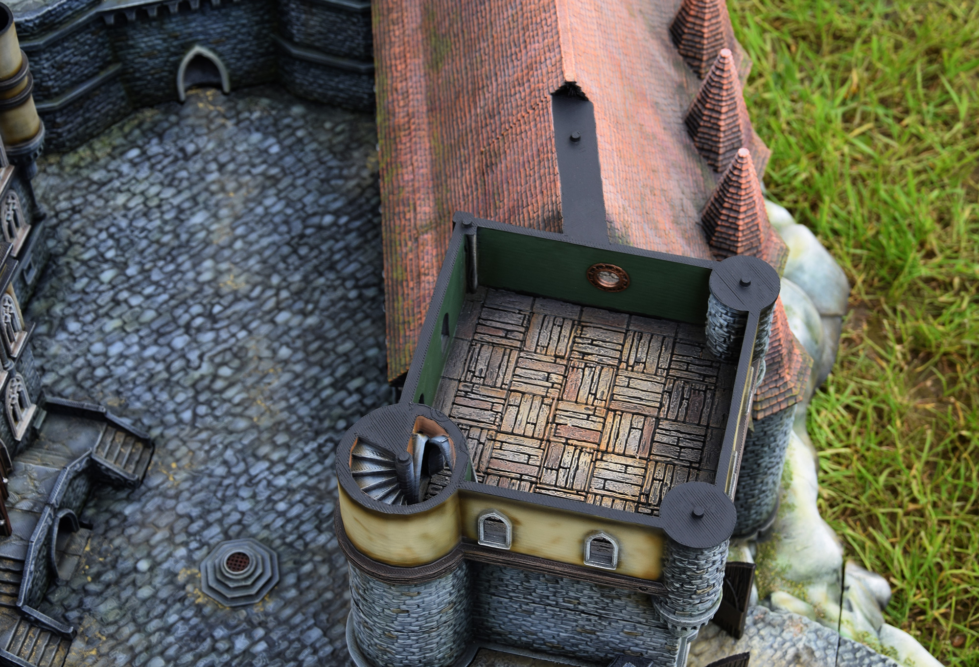 3D Printable Dark Realms Castle Dracul by Dark Realms Forge