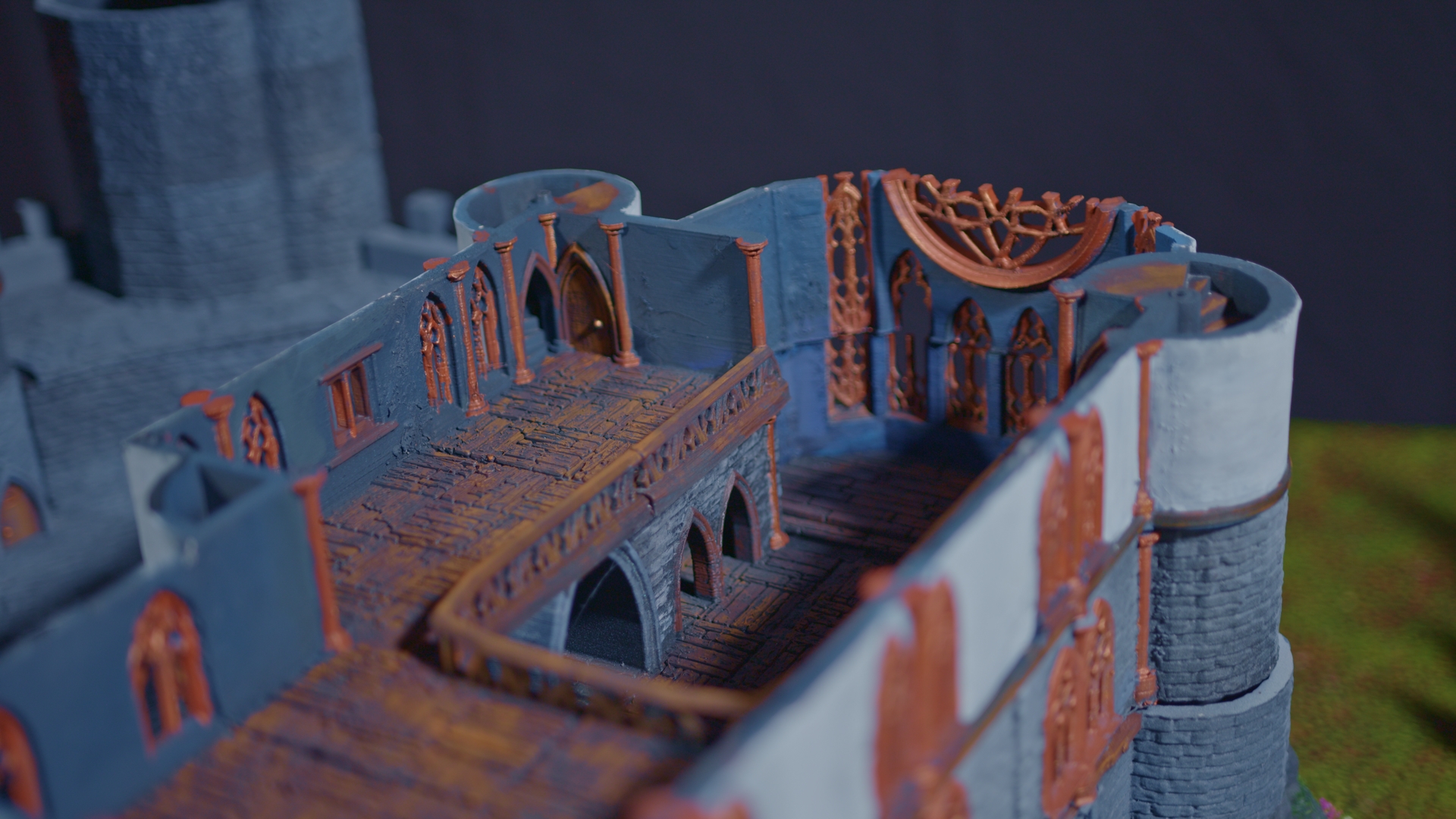 3D Printable Dark Realms Castle Dracul by Dark Realms Forge