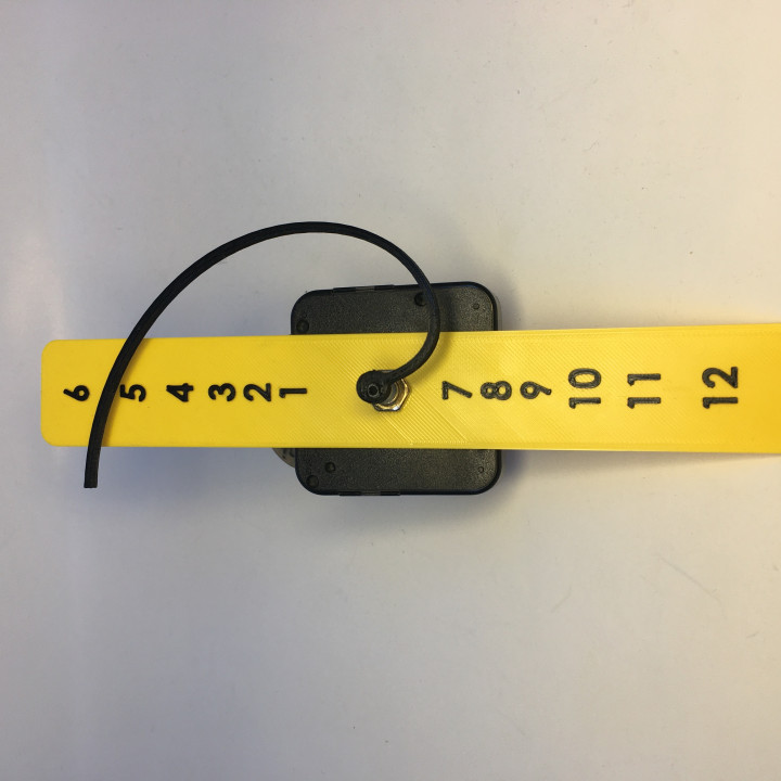 3D Printable Golden Ratio Clock ( LInear clock ) by romeo Harson