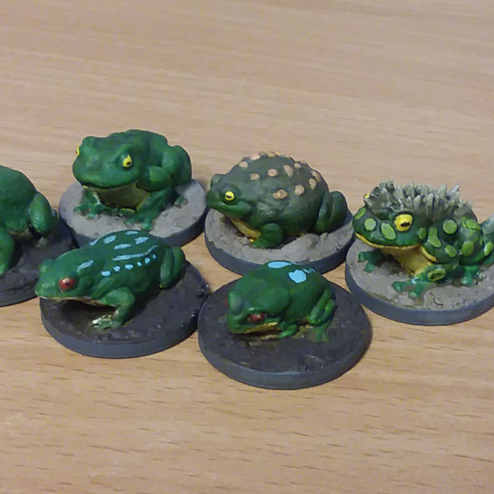3D Print of KS2AZM04 - Aztlan Swamp Critters by Karithay