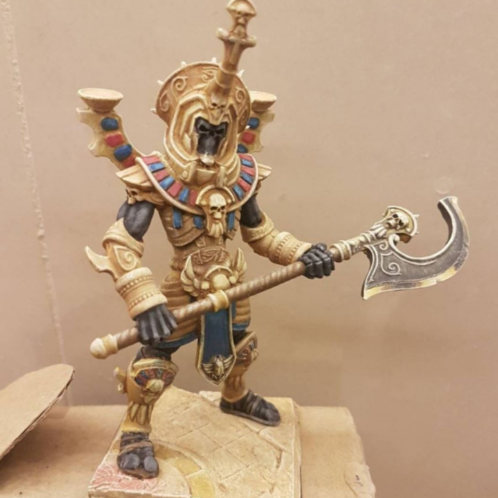 3D Print of Mummified Giant God-Statue by Regis z Lasu