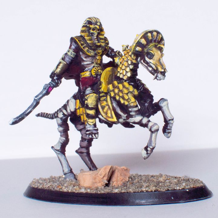 3D Print of Mummified King on Royal Steed by sergiortiz
