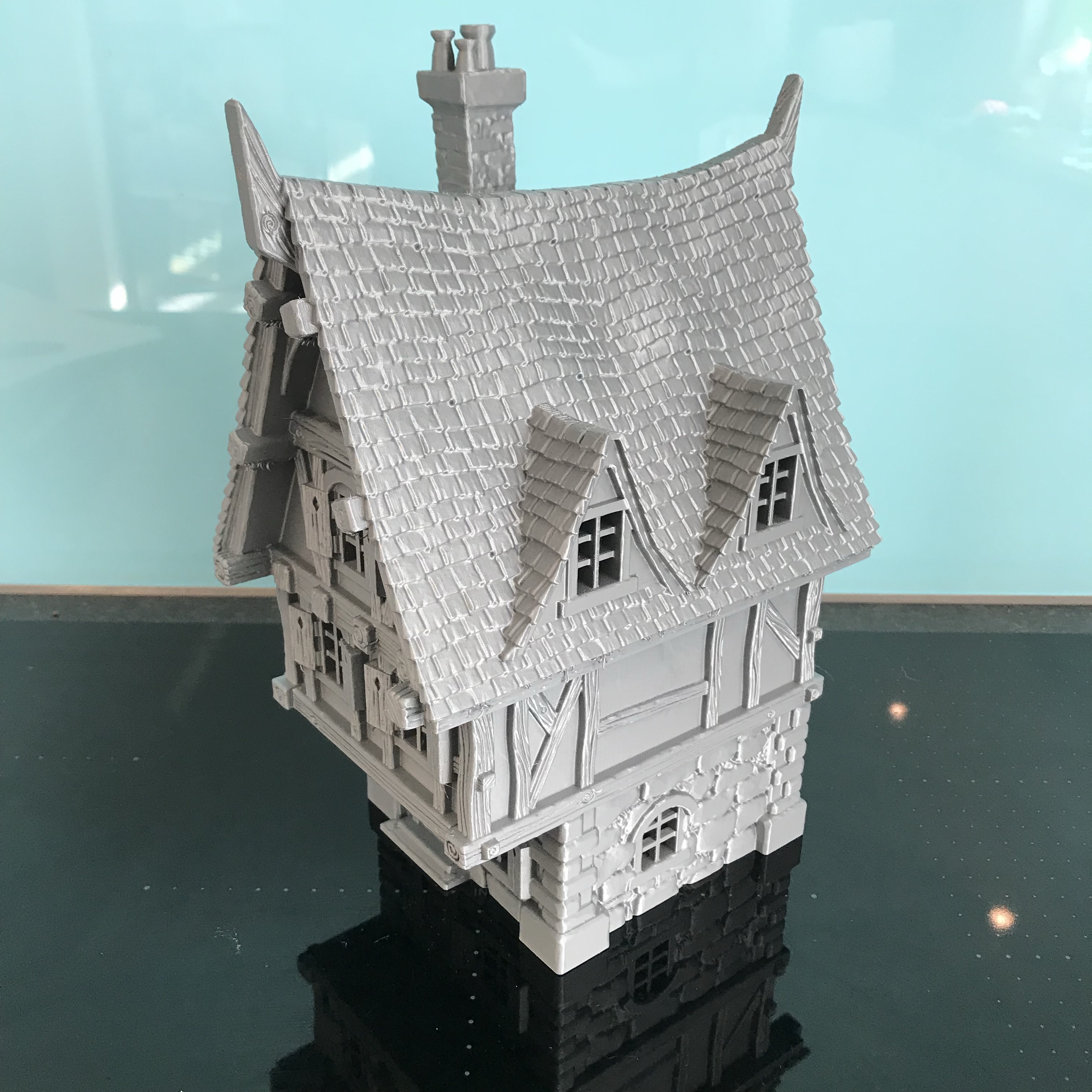 3D Printable Dark Realms Vladistov Market Town House 1 by Dark Realms Forge