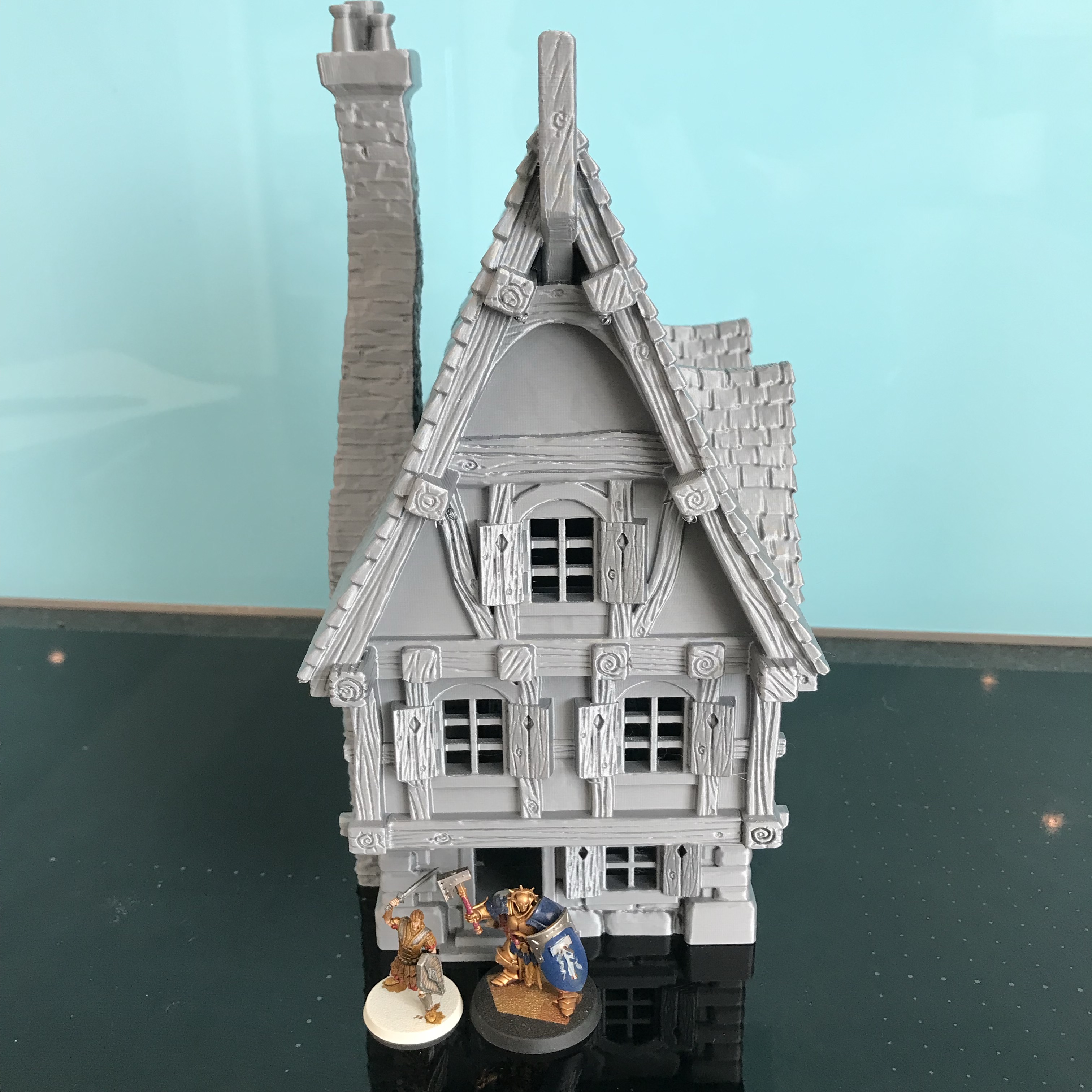 3D Printable Dark Realms Vladistov Market Town House 1 by Dark Realms Forge