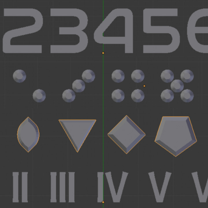 3D Printable Space Dice by Joseph Larson