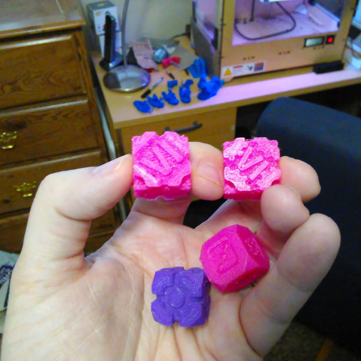 3D Printable Space Dice by Joseph Larson