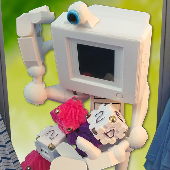 3D Printable Space Dice by Joseph Larson