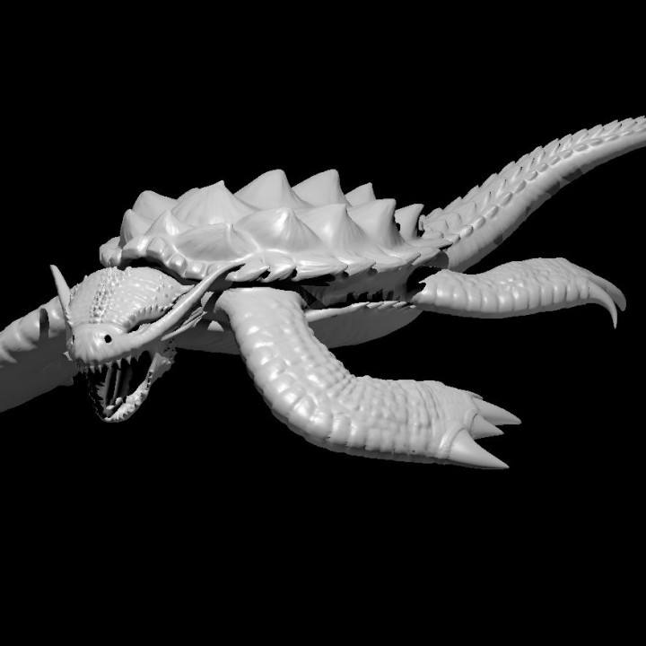 3D Printable Dragon Turtle Updated by Miguel Zavala