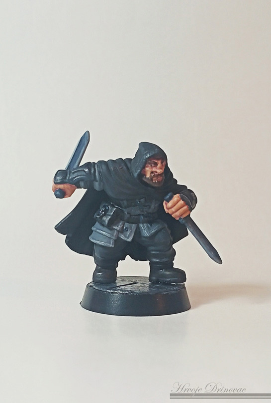 3D Printable Orwin - Dwarf assassin - 32mm - DnD by RN Estudio
