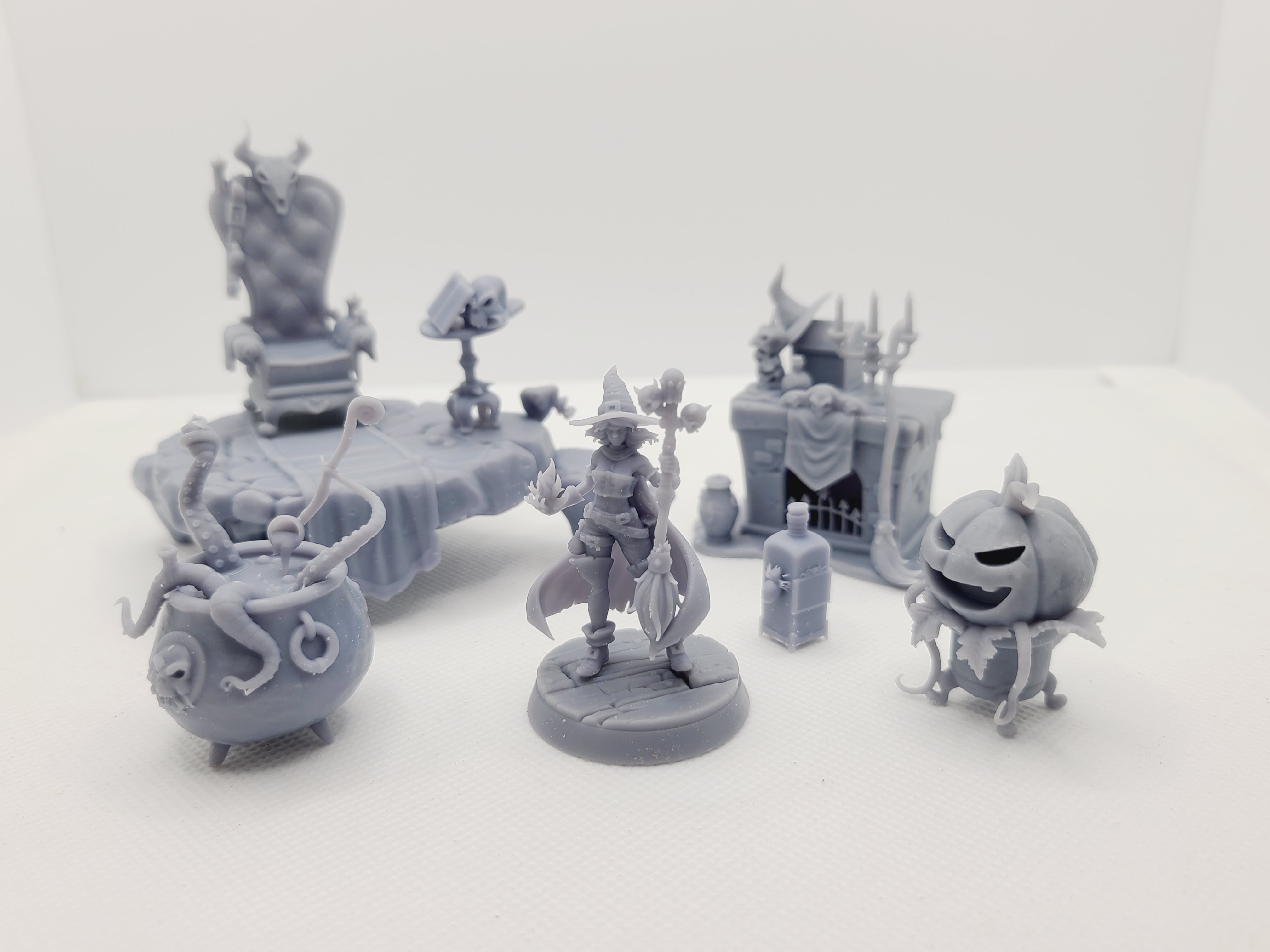3D Printable Witch Set by STL Miniatures