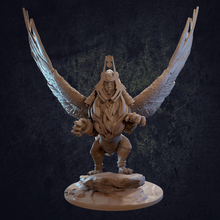 3D Printable The Sphinx - Presupported by The Dragon Trappers Lodge