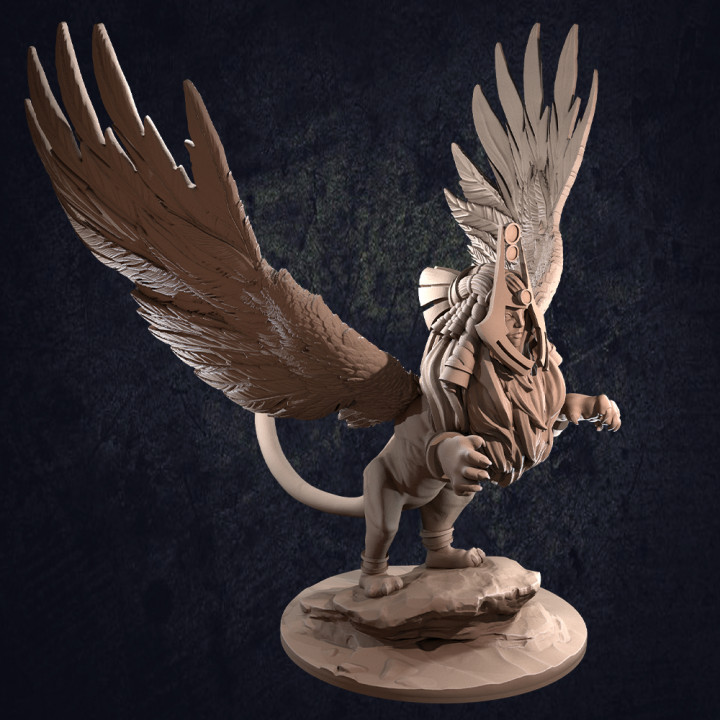 3D Printable The Sphinx - Presupported by The Dragon Trappers Lodge