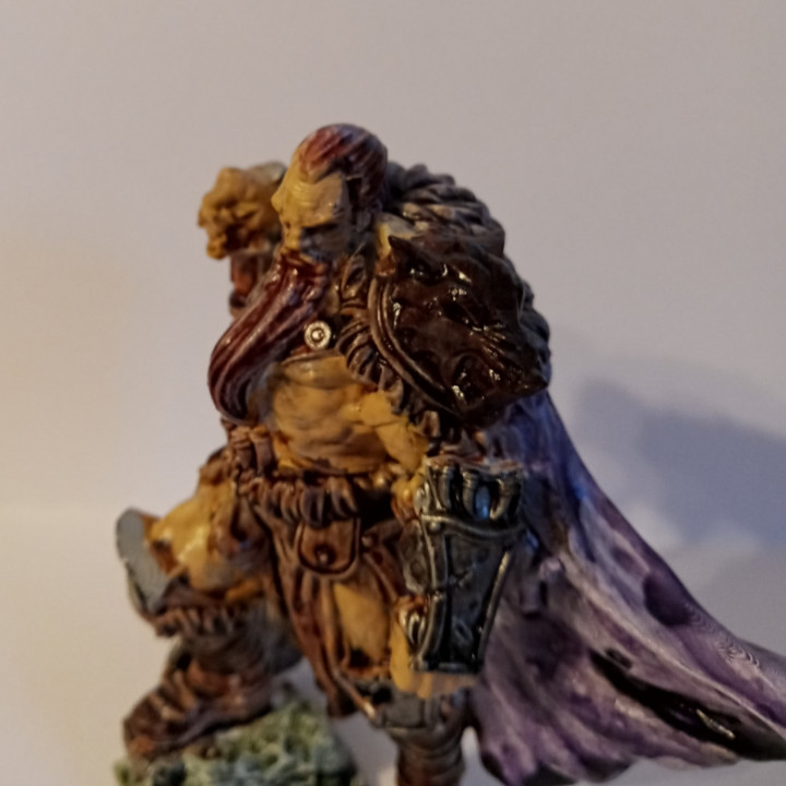 3D Print of Barbarian Chieftain by jayweaver