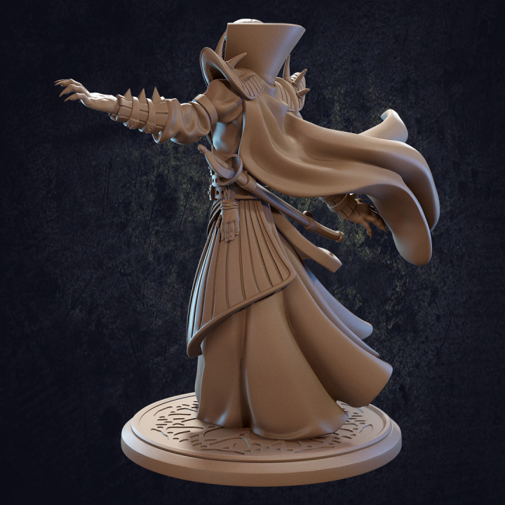 3D Printable Azaezal Skeleton Warlock - Presupported by The Dragon ...