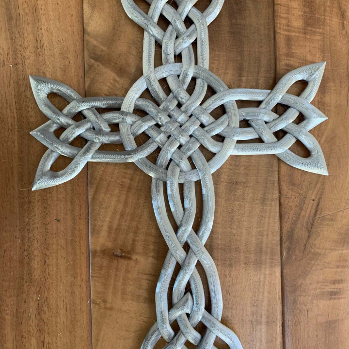 3D Printable Intertwined Cross by david Carrillo