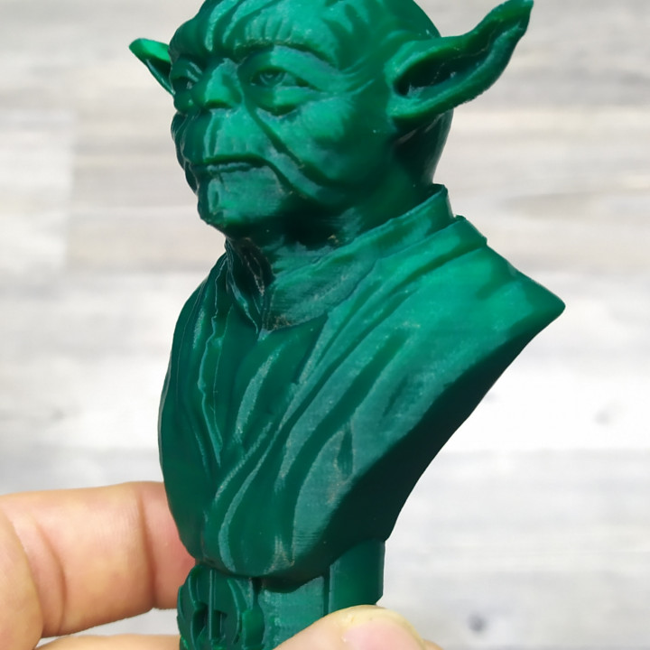 3D Print of Master Yoda Bust by Kompana