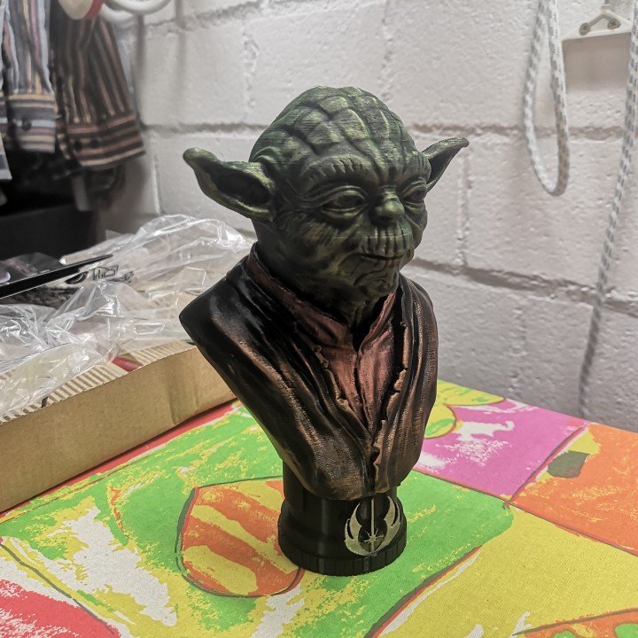 3D Print of Master Yoda Bust by cirion76