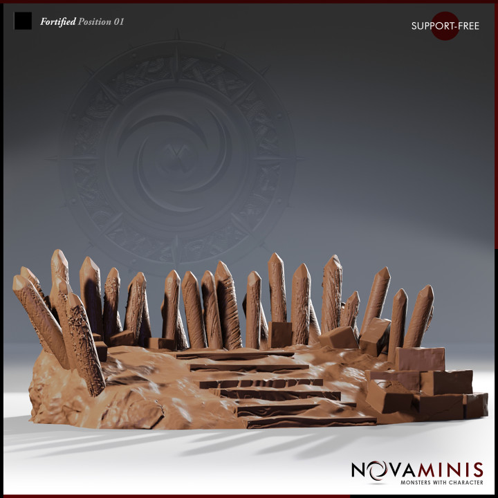 3D Printable The Iron Path: Orc Heavy Sentry Squad Pack by NovaMinis