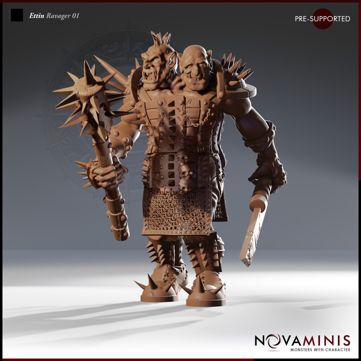 3D Printable The Iron Path: Orc Heavy Sentry Squad Pack by NovaMinis