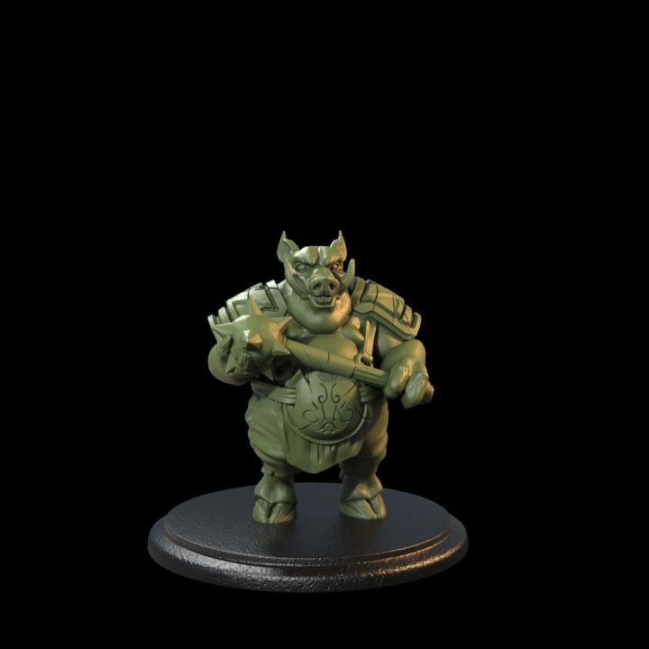 3D Printable Pigman Maceman Standing [Pre-Supported] by TytanTroll ...
