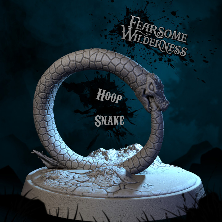 3D Printable The Hoop Snake by Geektopia Games