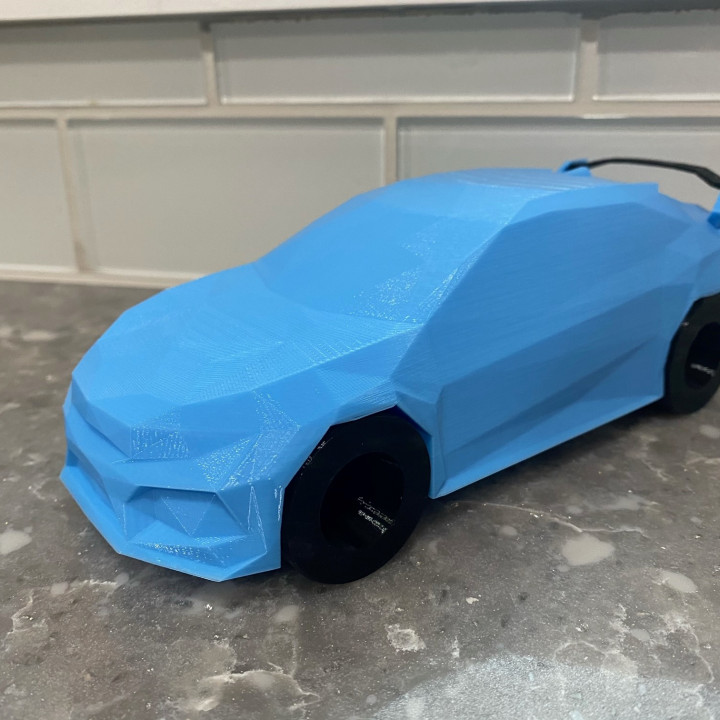 3D Printable Low Poly Honda Civic Type R by Turtleman
