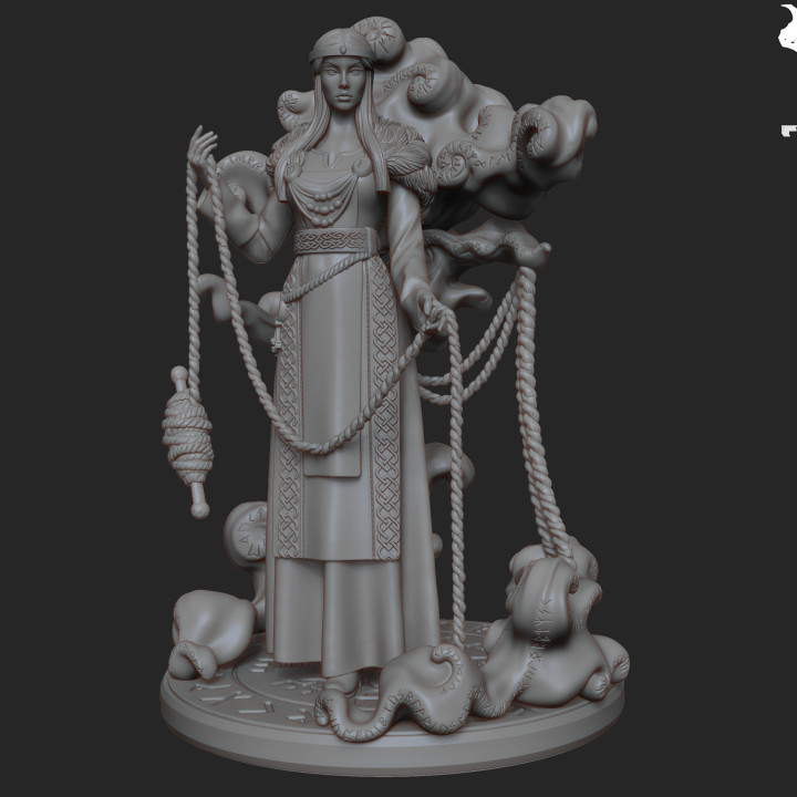 3D Printable Frigg by Under the odd willow