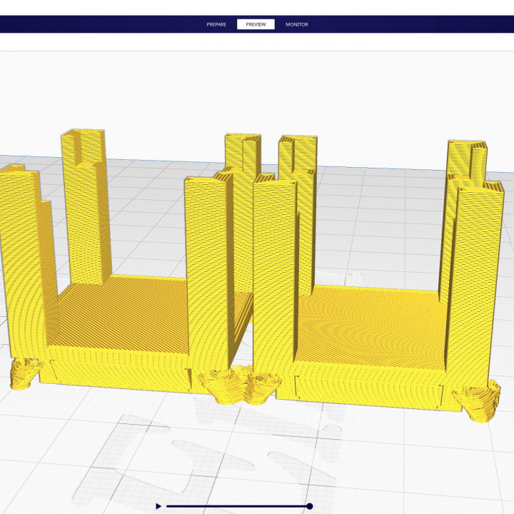 3D Printable Stacking Flight Platform for Tabletop games by Philip