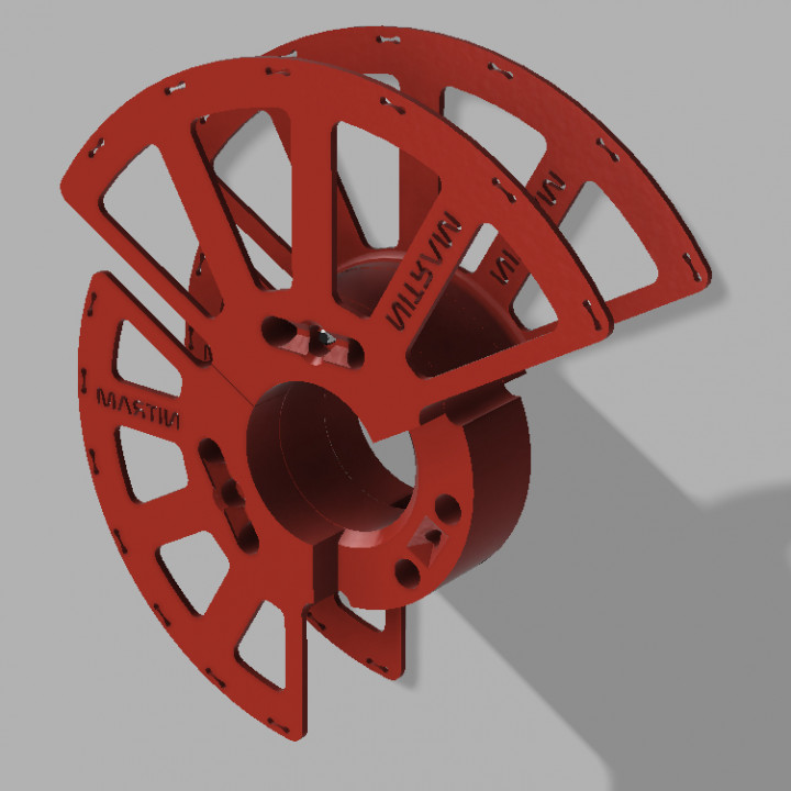 3D Printable CT eco refill master spool by Martin